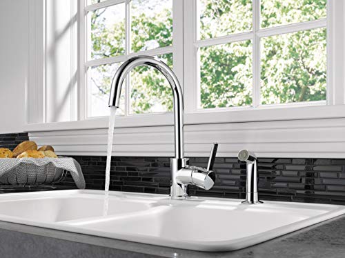 Peerless Precept Single-Handle Kitchen Sink Faucet with Side Sprayer, Chrome P199152LF