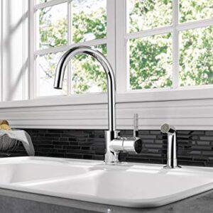 Peerless Precept Single-Handle Kitchen Sink Faucet with Side Sprayer, Chrome P199152LF