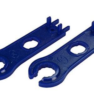 Temco 2 PV Solar Panel Connector Spanner Pair Wrench Disconnect Tool Set