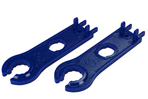 Temco 2 PV Solar Panel Connector Spanner Pair Wrench Disconnect Tool Set