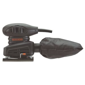 BLACK+DECKER Electric Sander, 1/4 Sheet, 1.5-Amp (BDEQS15C)