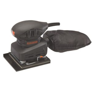 BLACK+DECKER Electric Sander, 1/4 Sheet, 1.5-Amp (BDEQS15C)