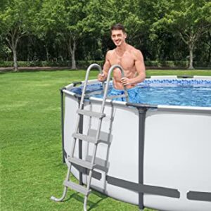 Bestway Flowclear Above Ground Swimming Pool Ladder 48" | Corrosion-Resistant Metal Frame