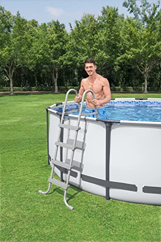 Bestway Flowclear Above Ground Swimming Pool Ladder 48" | Corrosion-Resistant Metal Frame