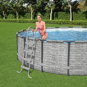 Bestway Flowclear Above Ground Swimming Pool Ladder 48" | Corrosion-Resistant Metal Frame