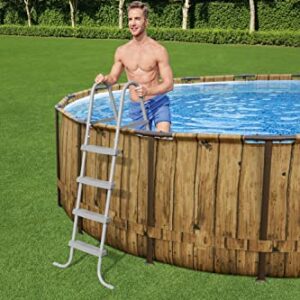 Bestway Flowclear Above Ground Swimming Pool Ladder 48" | Corrosion-Resistant Metal Frame