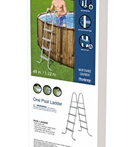 Bestway Flowclear Above Ground Swimming Pool Ladder 48" | Corrosion-Resistant Metal Frame