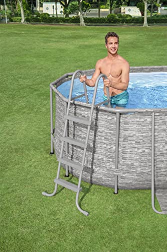 Bestway Flowclear Above Ground Swimming Pool Ladder 48" | Corrosion-Resistant Metal Frame