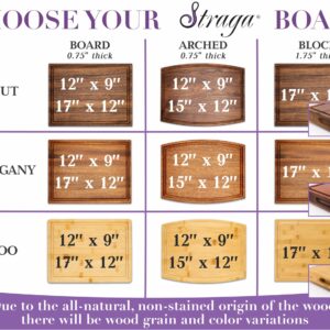 Straga Personalized Cutting Boards | Handmade Wood Engraved Charcuterie | Custom Housewarming, Home Purchase Gift for Homeowners, Real Estate Agents (Quote Design No.301)