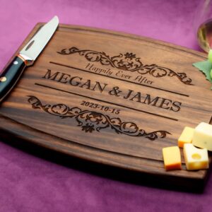 Straga Personalized Cutting Boards | Handmade Wood Engraved Charcuterie | Custom Housewarming, Home Purchase Gift for Homeowners, Real Estate Agents (Quote Design No.301)