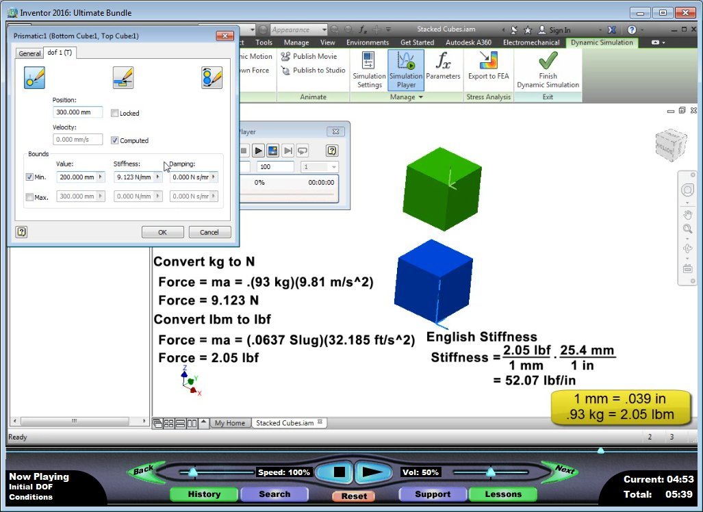 Autodesk Inventor 2016: Dynamic Simulation Made Simple – Video Training Course