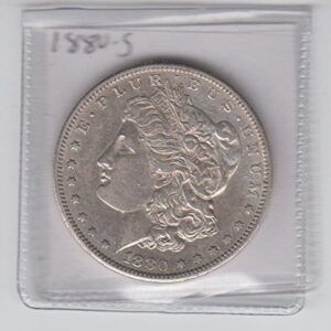 1880 S Morgan Silver Dollar $1 Seller EF Condition