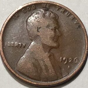 1926 D Lincoln Wheat Cent Penny Seller Good