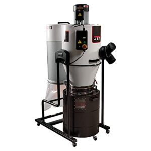 jet jcdc-2 cyclone dust collector, 2-micron filter, 938 cfm, 2 hp, 1ph 230v (717520)