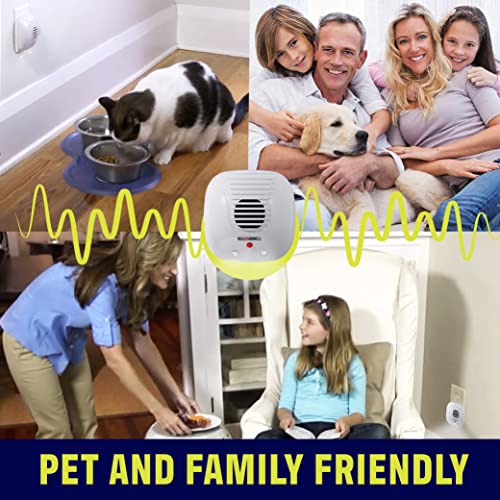 Bell + Howell Ultrasonic Pest Repeller Home Kit (Pack of 3), Ultrasonic Pest Repeller, Pest Repellent Dust to Dawn Sensor for Home, Bedroom, Office, Kitchen, Safe for Human and Pet