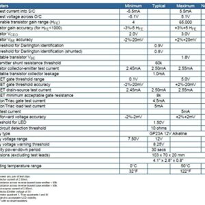 Peak Atlas DCA55 Semiconductor Analyzer from Japan