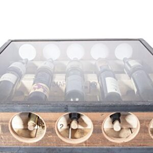 wine rack bar height table