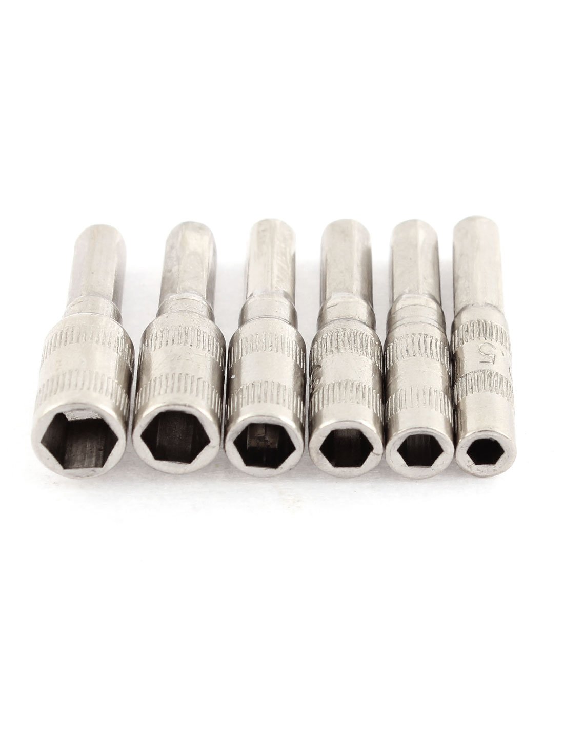 uxcell A15052300ux0043 6 in 1 H4 Shank 2.5mm 3mm 3.5mm 4mm 4.5mm 5mm 6 Points Hex Socket