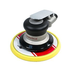 airvantage 6" random orbital palm sander with pad (3/16" orbit with hook and loop pad)