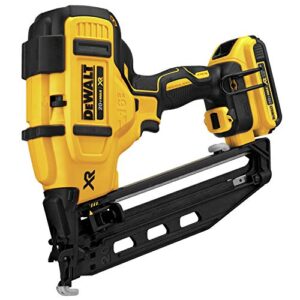 DEWALT 20V MAX* XR Finish Nailer, Angled, 16GA (DCN660D1)