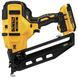 DEWALT 20V MAX* XR Finish Nailer, Angled, 16GA (DCN660D1)