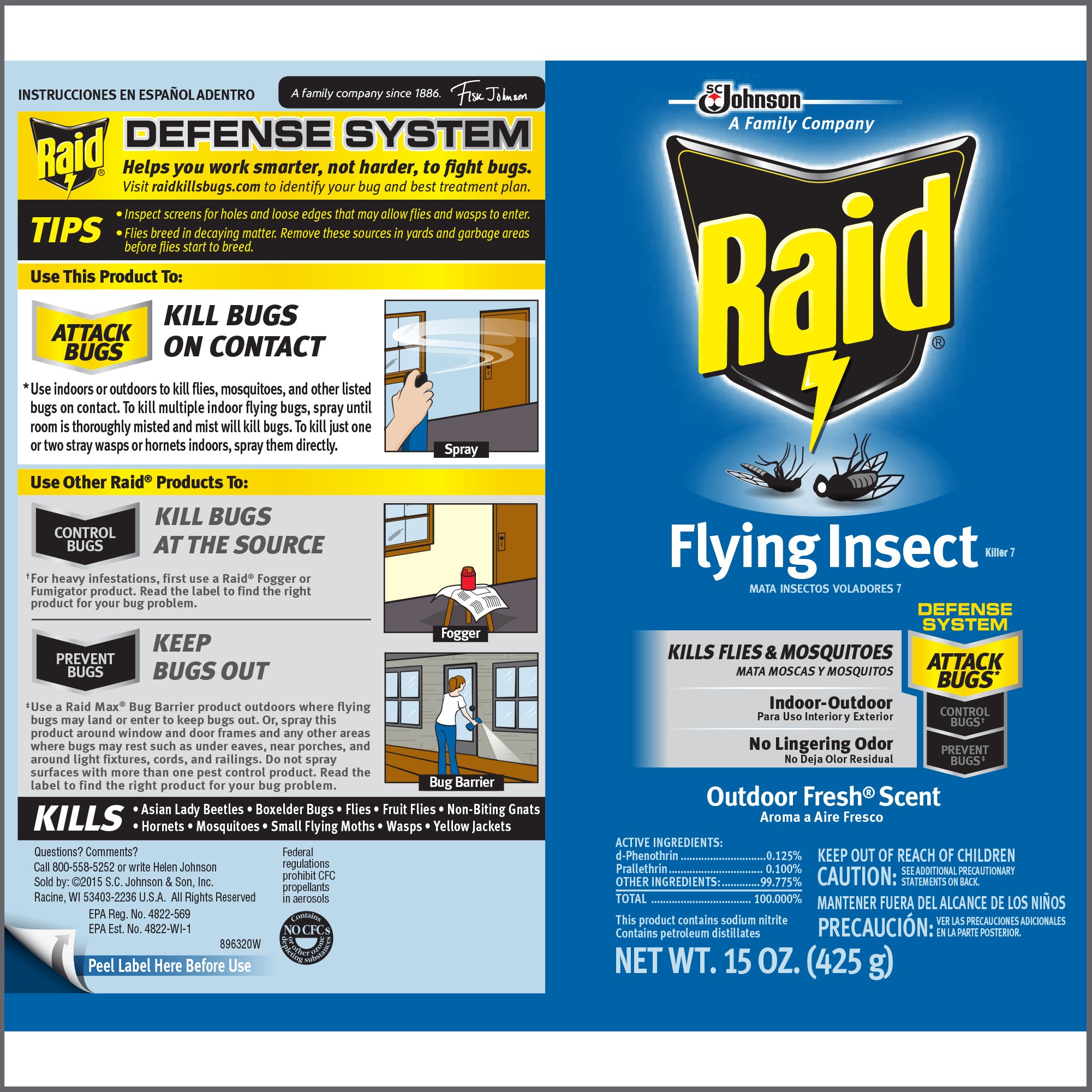 Raid Flying Insect Killer Value Pack, 30 Ounce