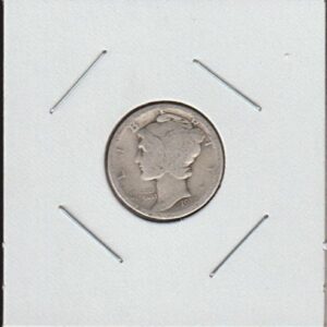 1917 Winged Liberty Head or"Mercury" (1916-1945) Dime Good