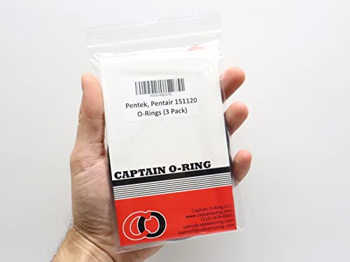 Captain O-Ring - Replacement 151120 O-Ring compatible with Pentek Water Filter Housing (3 Pack) [also called 152030, W34-OR, WFAO150, etc)