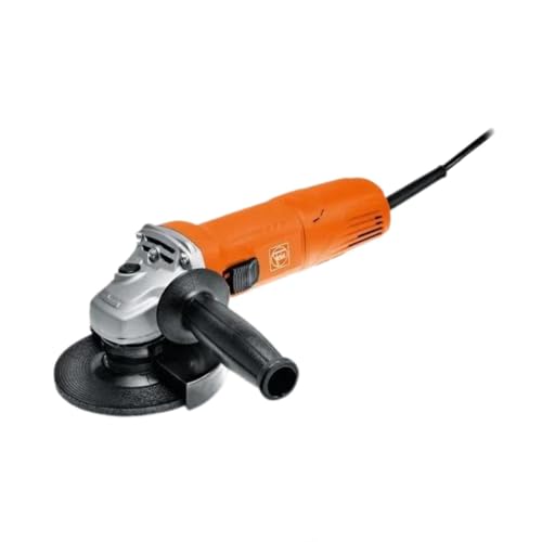 Fein Corded Compact Angle Grinder with 4-1/2" Grinding Wheel and 5-8/11" Mounting Thread - Solid Metal Drive Head, 420 W Output, 12,500 RPM - WSG 7-115/72219760120