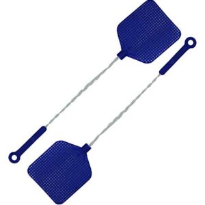 Fly Swatter with Wire Handles 2 Pack, Assorted Colors