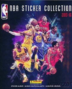 2015/2016 panini nba basketball huge 72 page stickers collectors album with ten(10) bonus basketball stickers ! great basketball collectible to house your new panini nba stickers!