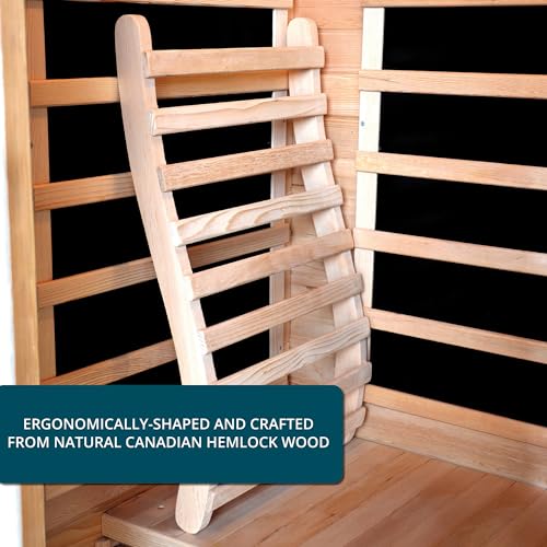 Radiant Saunas SA5059 Universal Set of 2 Sauna Backrest, Natural