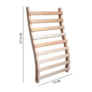 Radiant Saunas SA5059 Universal Set of 2 Sauna Backrest, Natural