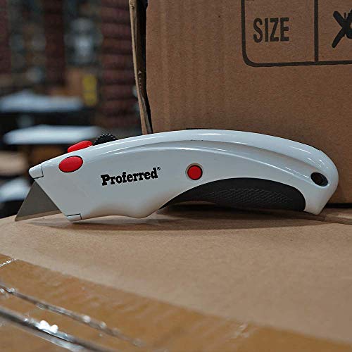 Proferred T54001 Retractable Utility Knife, 6"