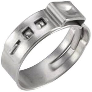 SharkBite 1/2 Inch Clamp Ring, Pack of 100, Stainless Steel Plumbing Fitting, PEX Pipe, PE-RT, UC953CP100