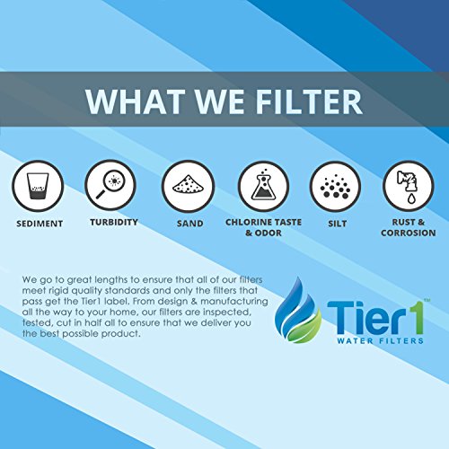 Tier1 Replacement for GXRLQR Under Sink water filter for GE SmartWater Twist and Lock In-Line Water Filter