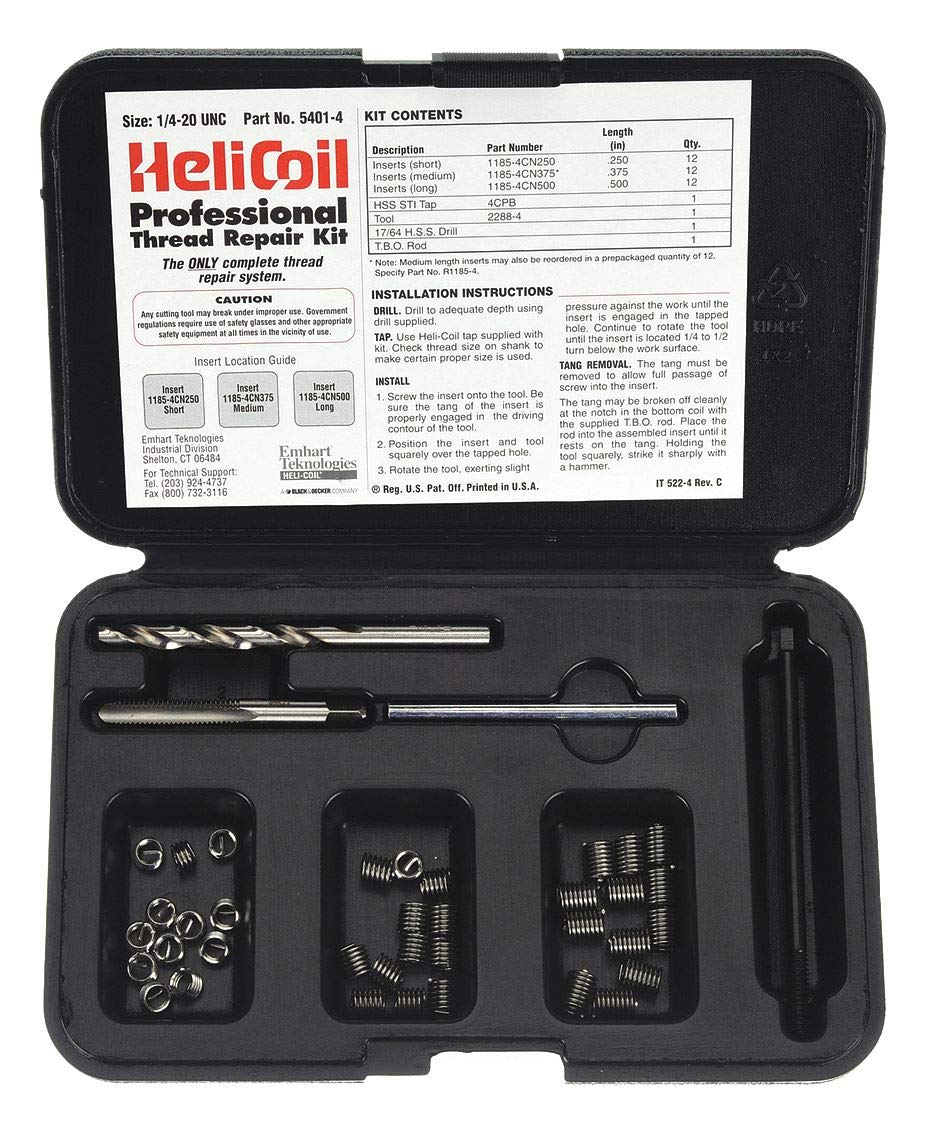 540106 -- MASTER REPAIR KIT HELICOIL 5401-06 6-32