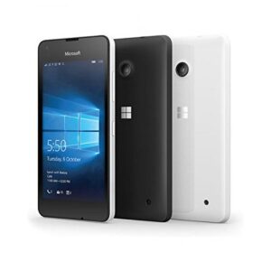 microsoft lumia 550 rm-1127 8gb (gsm only, no cdma) factory unlocked 4g/lte - international version with no warranty (white)