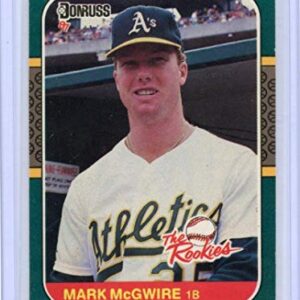 1987 donruss rookies #1 MARK MCGWIRE oakland athletics ROOKIE card - Mint Condition Ships in a Brand New Holder