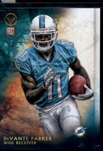 2015 topps valor #121 devante parker football rookie card