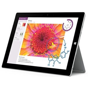 microsoft surface 1631 pro 3 silver - 128gb, 12", windows 10, intel core i3