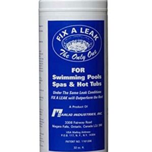 Fix-A-Leak by Marlig for Swimming Pool Spa Hot Tub Leaks 32 oz,White