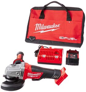 milwaukee 2780-21 m18 fuel 4-1/2"/5" pad,1 battery kit