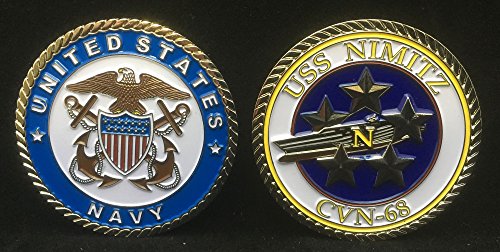 USS Nimitz CVN 68 (Officer) Challenge Coin