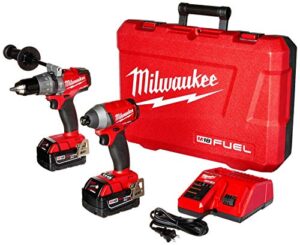 milwaukee 2897-22 m18 fuel 2-tool combo kit, red