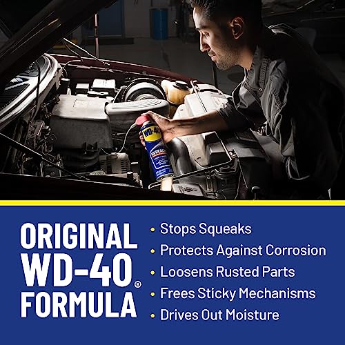 WD-40 Original Forumla, Multi-Use Product, EZ-Reach Flexible Straw, 14.4 OZ