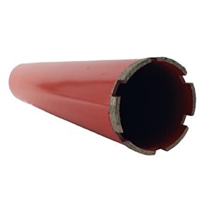 3" Wet Drill Core Bits for Concrete and Hard Masonry, 10mm Segment Height, 14" Drilling Depth, 1-1/4"-7 Arbor, Wet Only