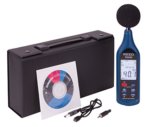 REED Instruments R8080 Data Logging Sound Level Meter with Bargraph