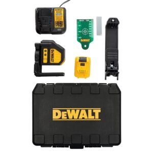 dewalt 12v max laser level, cross line laser, green (dw088lg)