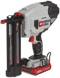 porter-cable 20v max* cordless brad nailer kit with 1 battery, 18ga (pcc790la)